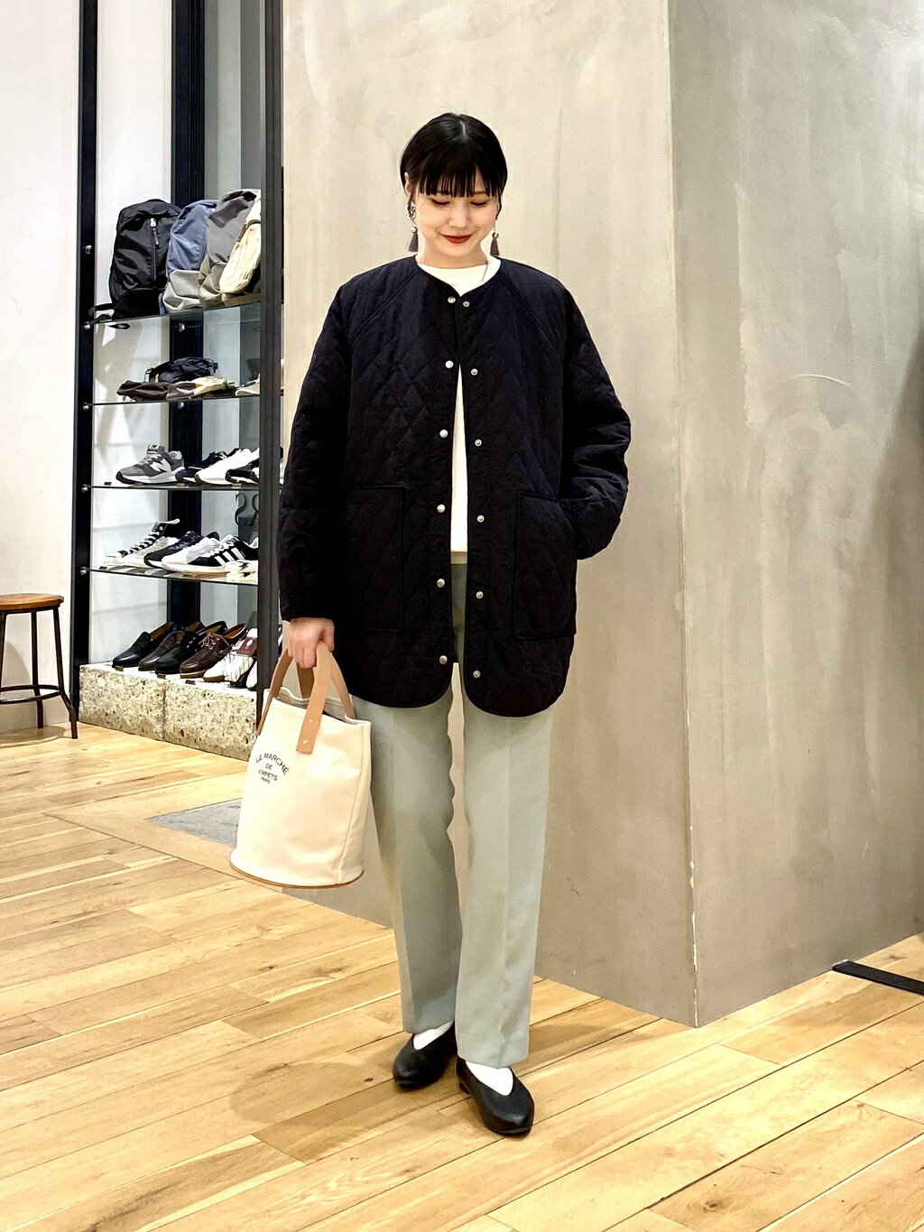 URBAN RESEARCH DOORSのカポックキルトミドルジャケットを使ったコーディネート | Rakuten Fashion(楽天 ...