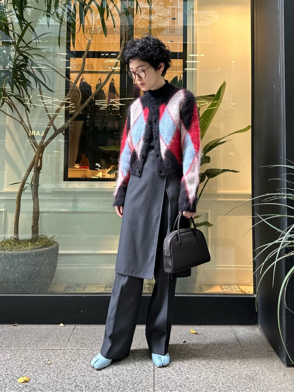 TOMORROWLANDのウールレーヨンツイル オーバースカートを使ったコーディネート | Rakuten Fashion(楽天ファッション ...