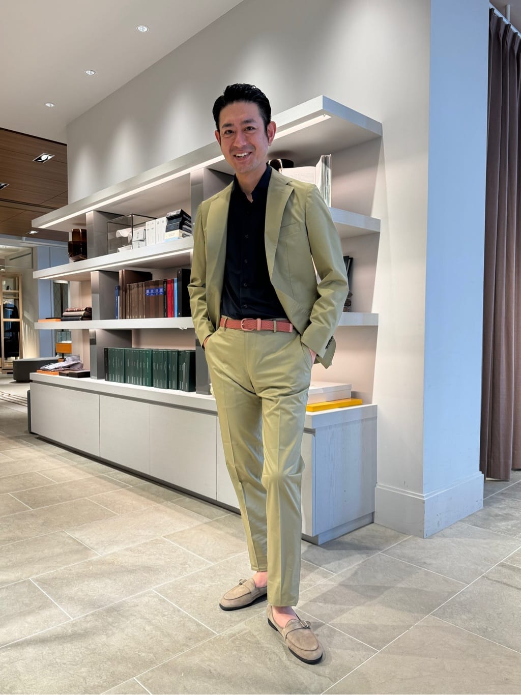 TOMORROWLANDの【別注】Ferrante SIRENA スエード モンクストラップローファーを使ったコーディネート | Rakuten Fashion(楽天ファッション／旧楽天 ...