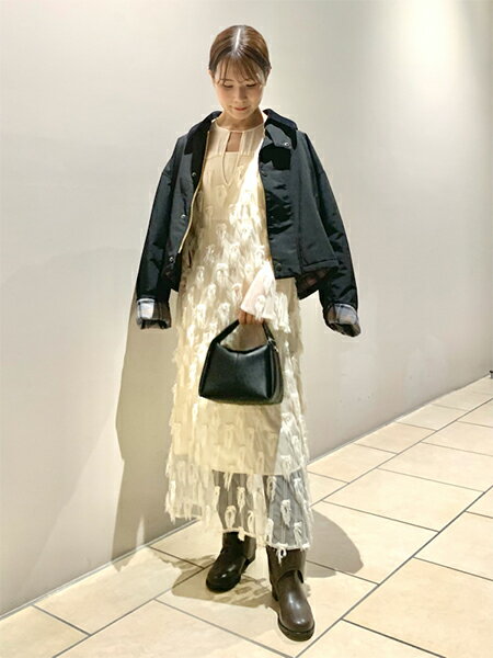 FRAY I.Dの【Barbour】ショートフライトジャケットを使った FRAY I.Dの【Barbour】ショートフライトジャケットを使った
