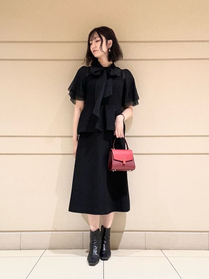 ANAYIのジャガードレイヤード ワンピースを使ったコーディネート | Rakuten Fashion(楽天ファッション／旧楽天ブランドアベニュー)4687840