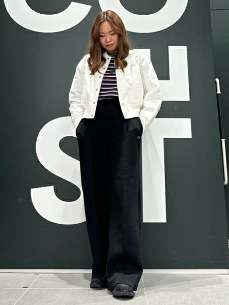 LACOSTEのベーシックボーダーロングスリーブTシャツを使ったコーディネート | Rakuten Fashion(楽天ファッション／旧楽天 ...