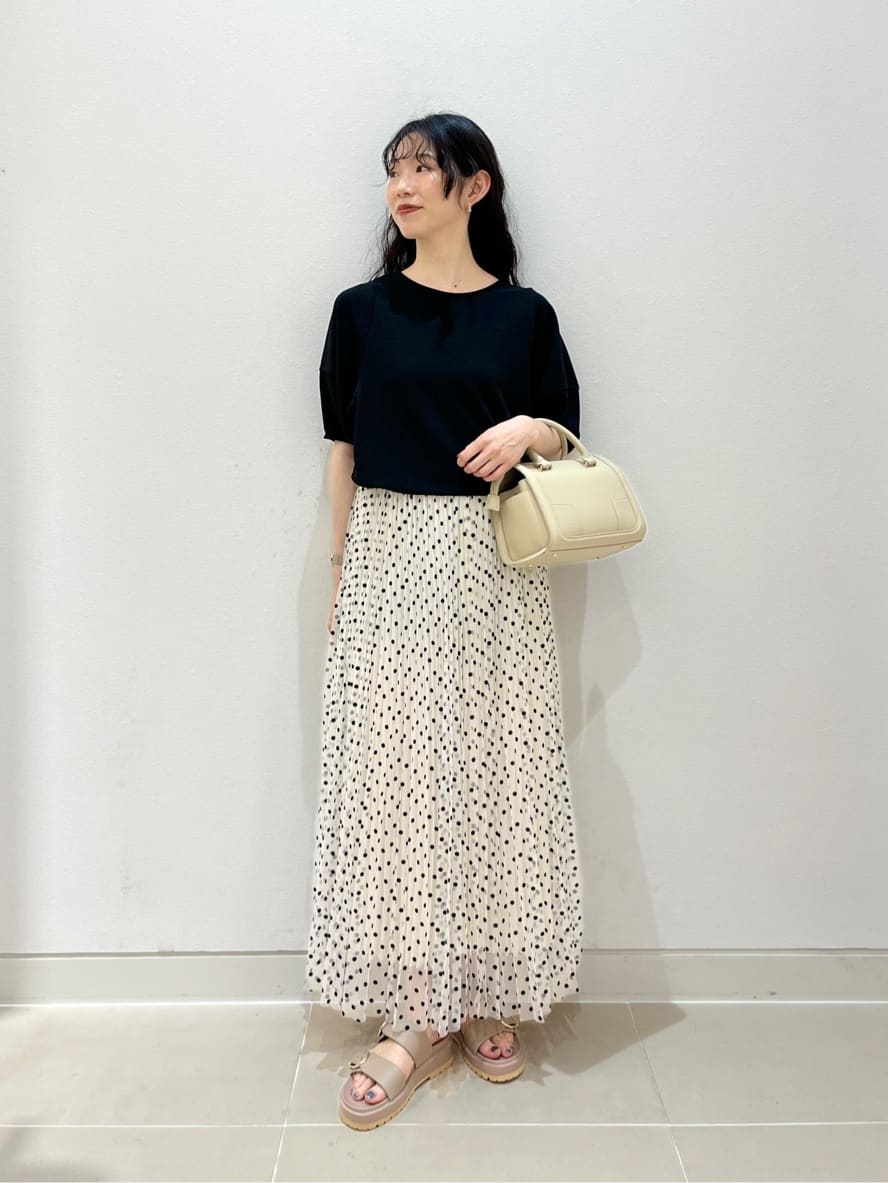 UNITED ARROWS LTD. OUTLETのジャガード コクーンスリーブカットソー を使ったコーディネート | Rakuten ...