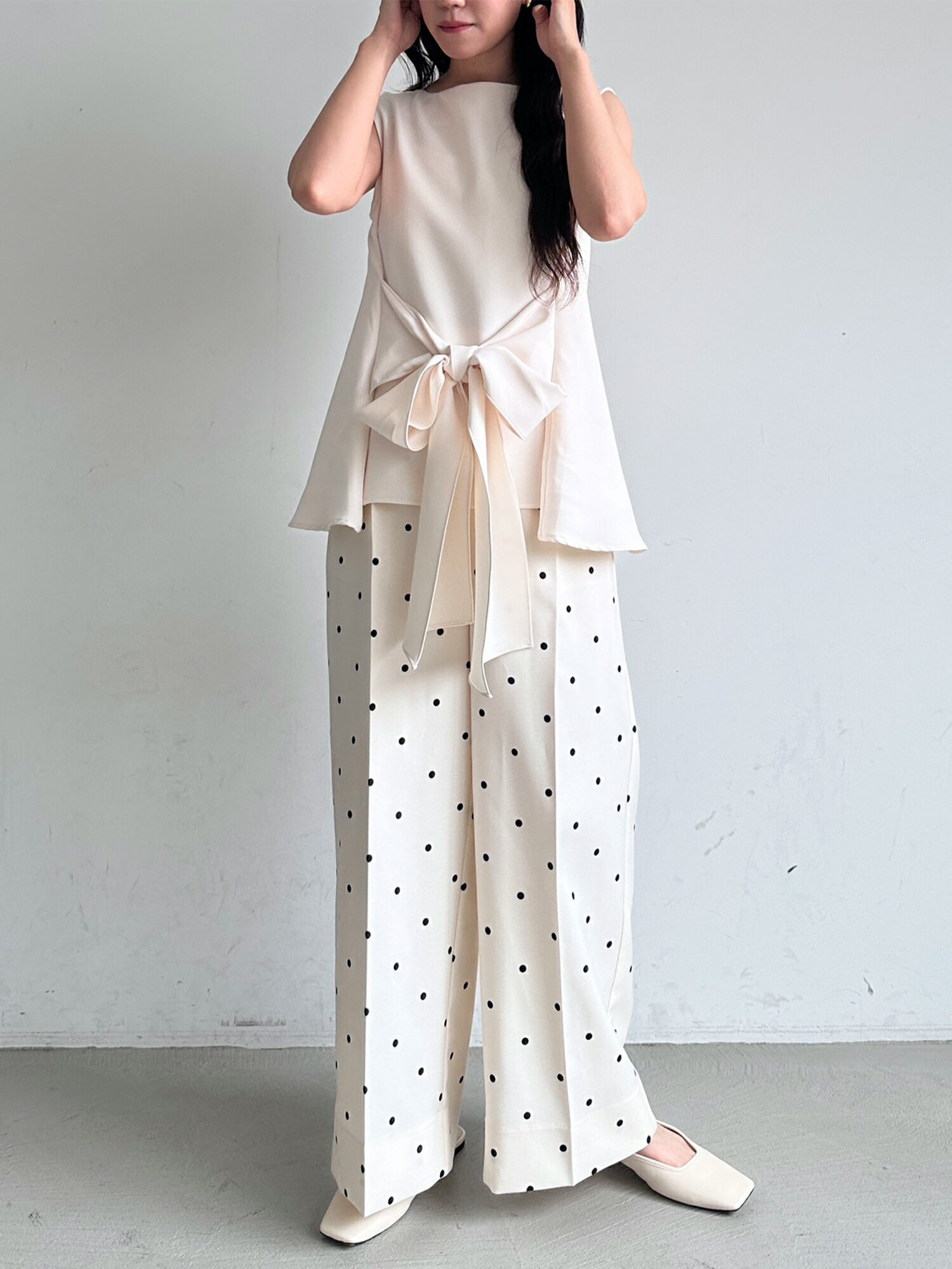 cocaの2wayリボントップスを使ったコーディネート | Rakuten Fashion(楽天ファッション／旧楽天ブランドアベニュー)5738690