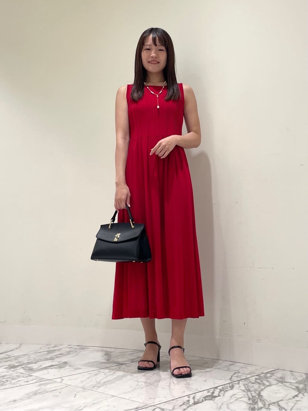 ANAYIのランダムリブロング ワンピースを使ったコーディネート | Rakuten Fashion(楽天ファッション／旧楽天ブランドアベニュー)5957300