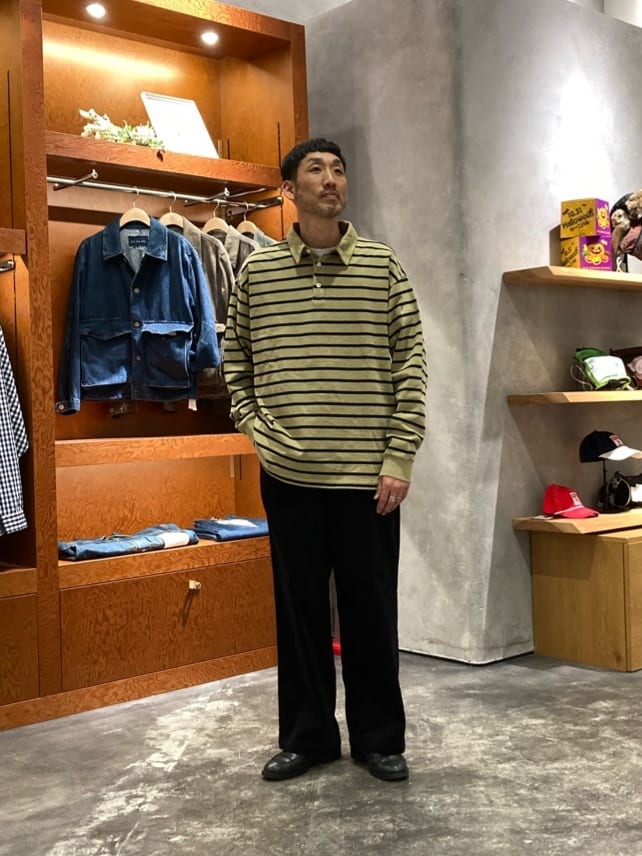 CIAOPANIC TYPYのピグメント加工ボーダー襟付きトップスを使ったコーディネート | Rakuten Fashion(楽天ファッション ...