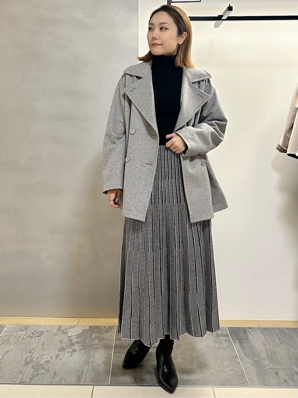 INDIVIの【洗える/毛玉になりにくい】エクストラファインウール リブタートルニットを使ったコーディネート | Rakuten Fashion(楽天ファッション／旧楽天ブランドアベニュー ...