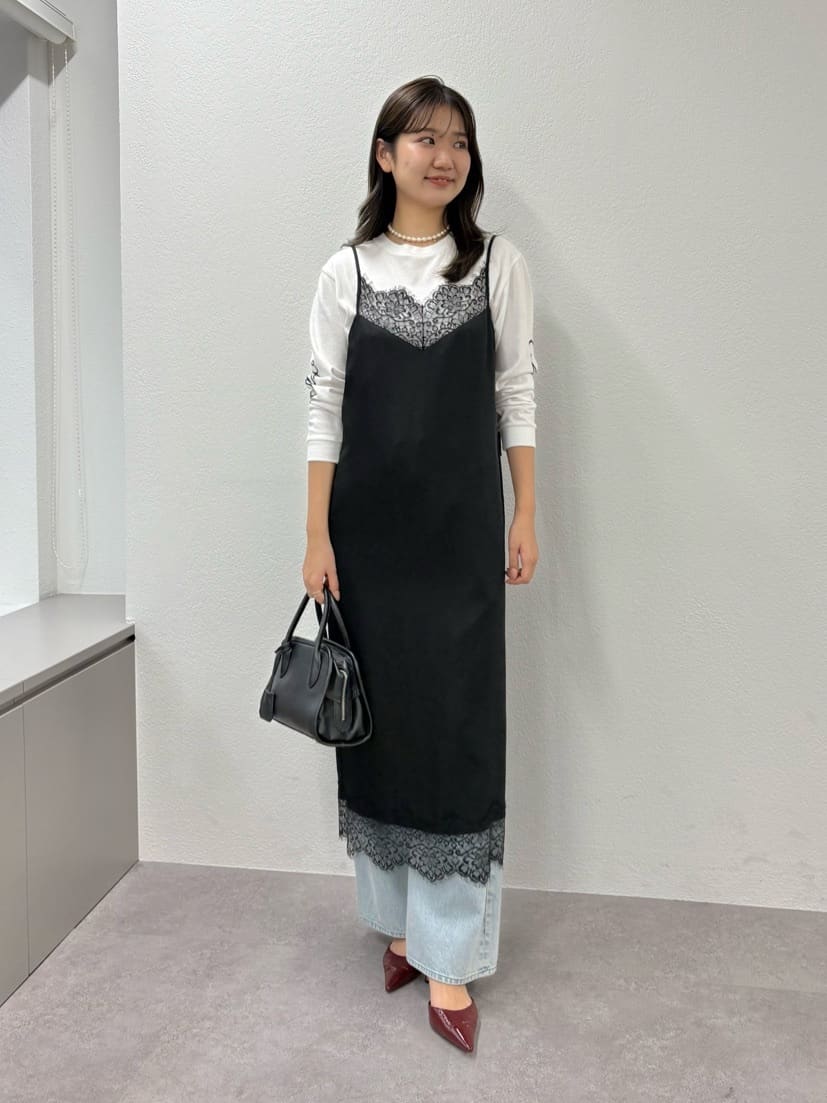 Whim Gazetteのレースロングキャミを使ったコーディネート | Rakuten Fashion(楽天ファッション／旧楽天ブランド ...