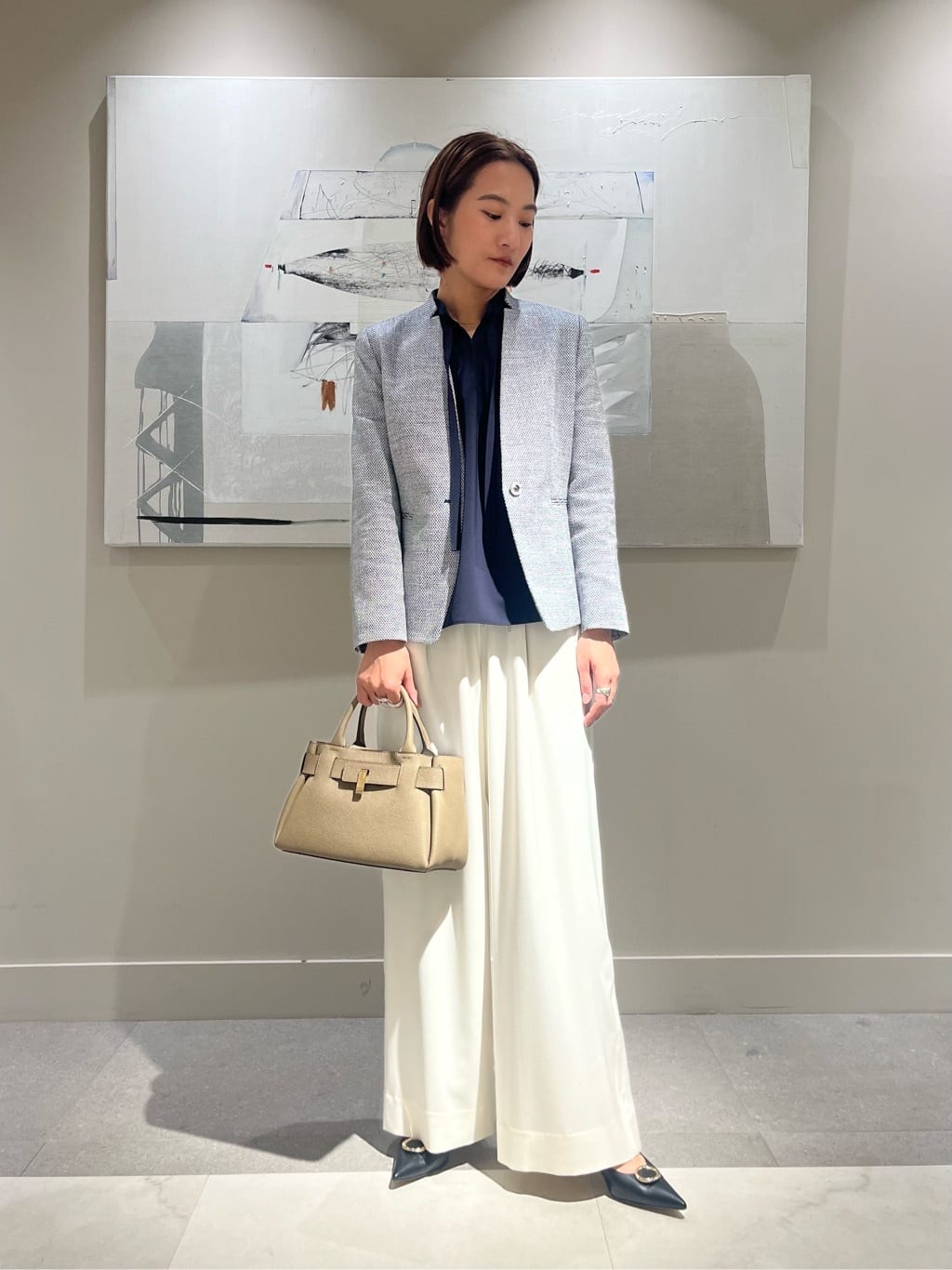 TOMORROWLANDのフラットテープ キザミカラージャケットを使ったコーディネート | Rakuten Fashion(楽天ファッション ...